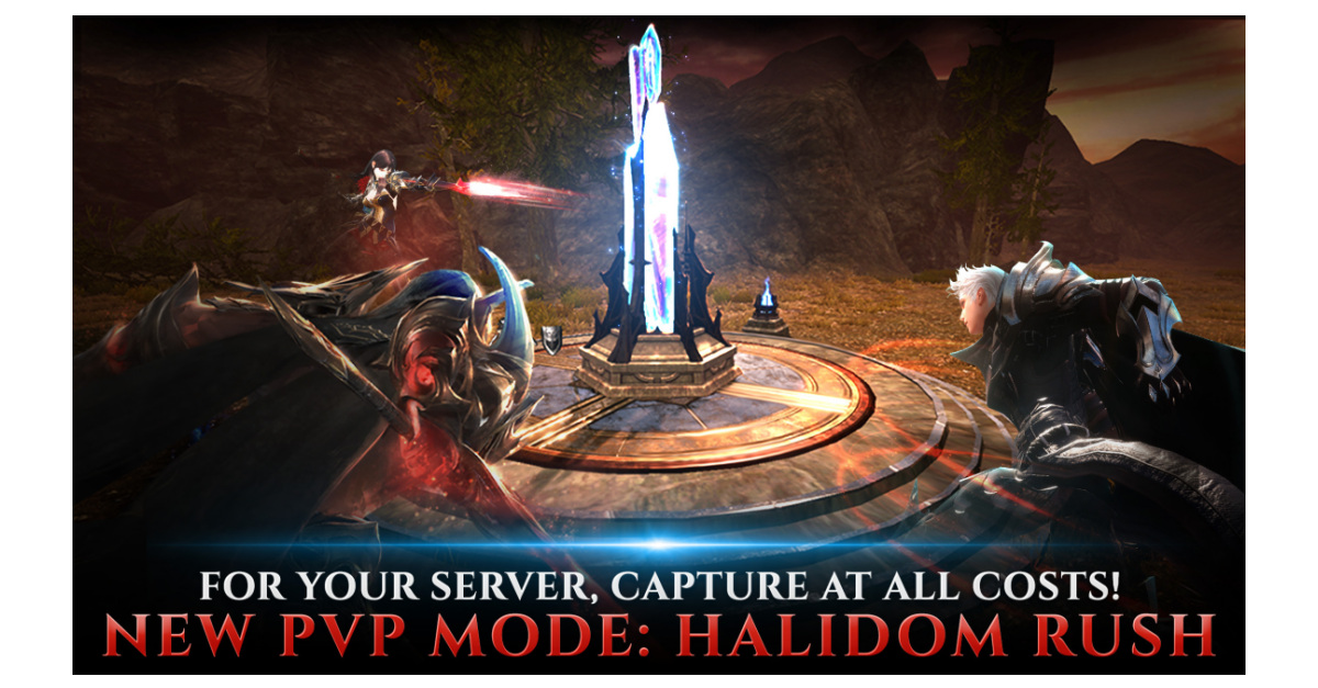Experiencie PvP Action totalmente novo em Halidom Rush V4 no dia 7 de ...